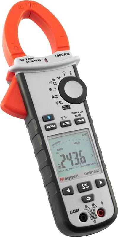 Megger Power Clamp Meter with smart phone connectivity — Ideal ...