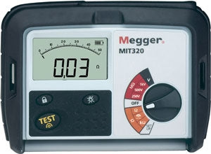 Megger MIT330 Insulation Resistance Tester 250/500/1000V — Ideal ...