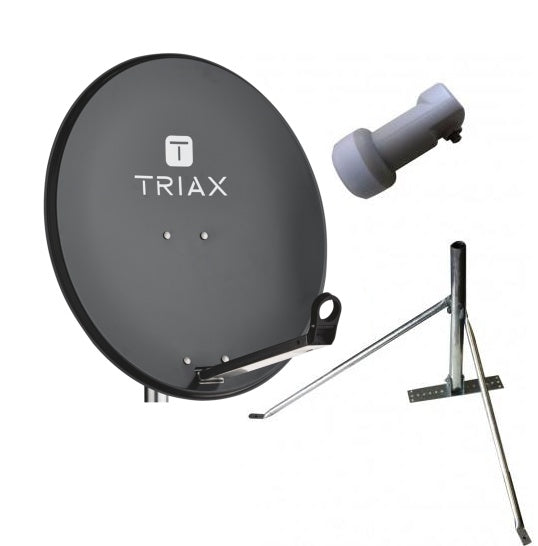 Triax TDS 64cm Dish with 10750 LNB & Roof Mount — Ideal Electrical ...