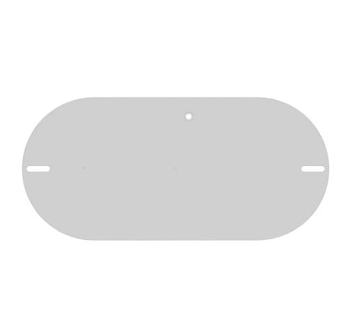 Ovate Wall Blocker White — Ideal Electrical Suppliers Limited