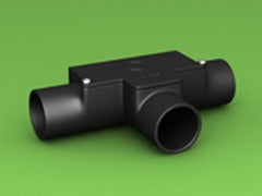 Conduit Inspection Tee 32mm LSZH-FR/HFT Black — Ideal Electrical ...
