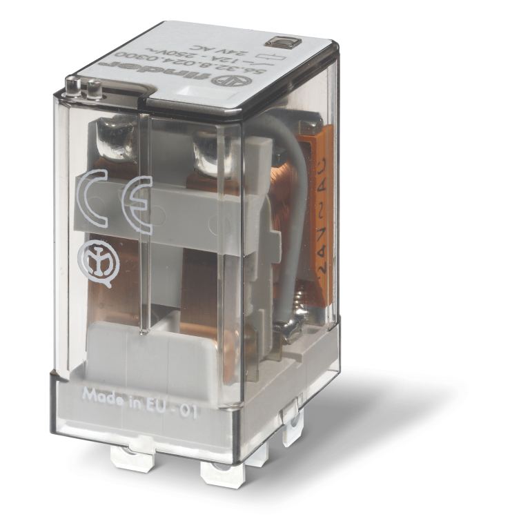 Relay Flat Pin 12A 24VAC DPDT — Ideal Electrical Suppliers Limited