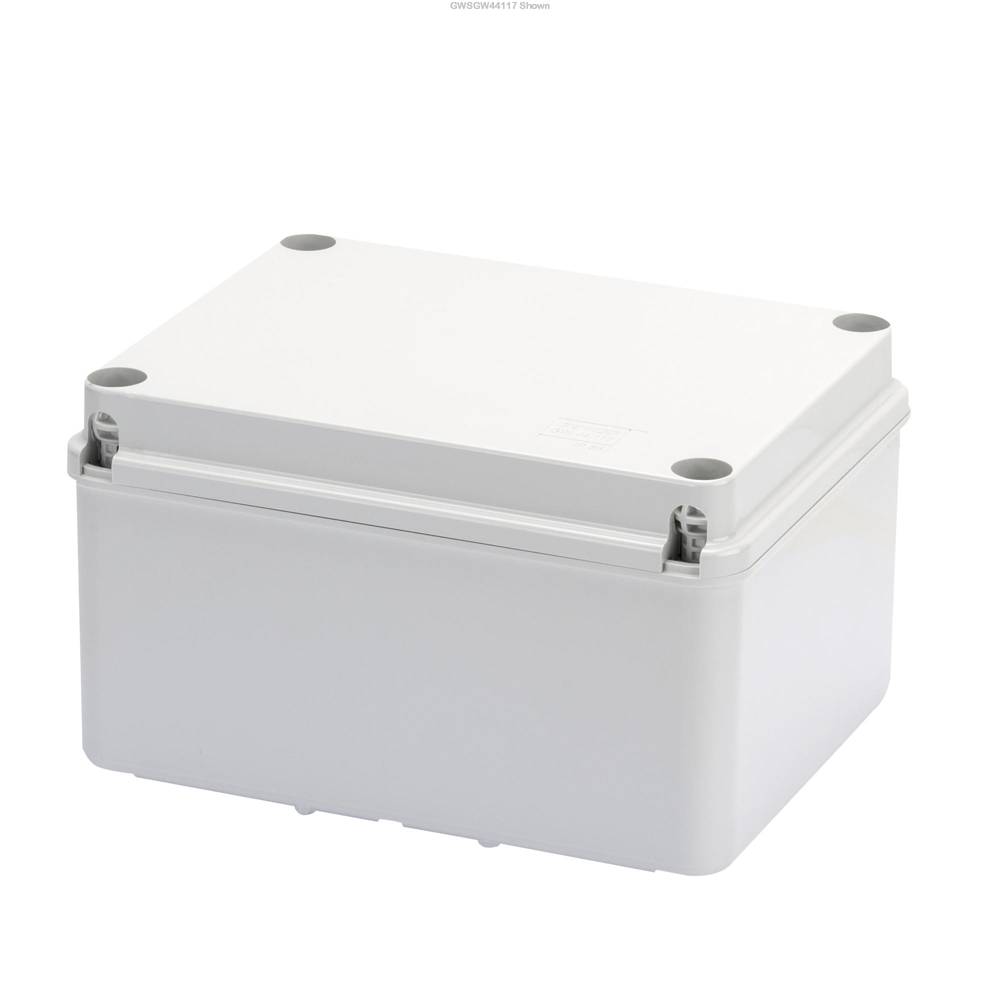 Junction Box 190 x 140 x 110mm Deep Base IP56 HF Blank — Ideal ...