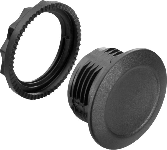 800F Hole Plug 22mm Black — Ideal Electrical Suppliers Limited
