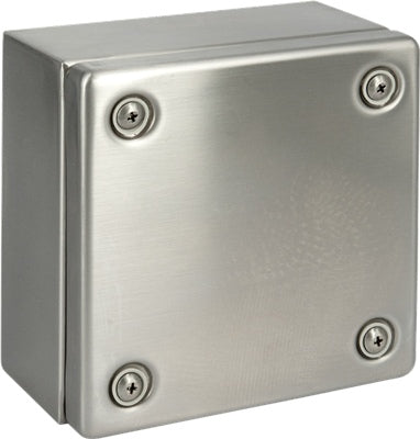 Terminal Box 150 x 150 x 80mm 316 Stainless Steel — Ideal Electrical ...