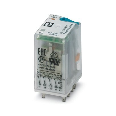 REL-IR4/LDP-24DC/4X21 Relay Plug In 24VDC 4x CO — Ideal Electrical ...