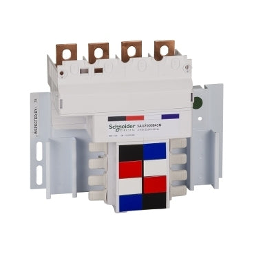 MCB/RCBO Chassis 8Pole 250A 18mm 3Ph+N Top/Bottom Feed — Ideal ...