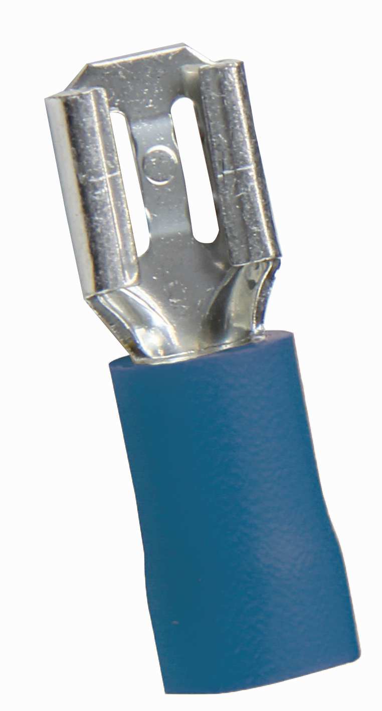 Supergrip QC Terminal 6.3mm Blue (Pkt100) — Ideal Electrical Suppliers ...